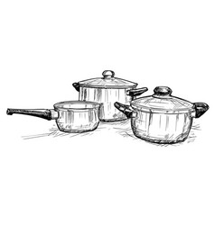 Kitchen set Royalty Free Vector Image - VectorStock