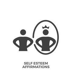Self understanding concept icon Royalty Free Vector Image