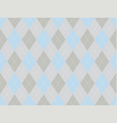 Blue gingham pattern Royalty Free Vector Image