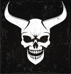 Red Devil Skulls Royalty Free Vector Image - VectorStock
