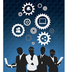 Cogs and gears Royalty Free Vector Image - VectorStock