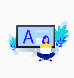 Programming and coding concept Royalty Free Vector Image