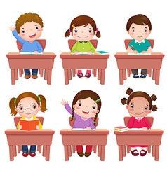 Grade school student cartoon Royalty Free Vector Image
