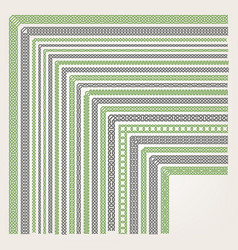 Decorative seamless border Royalty Free Vector Image