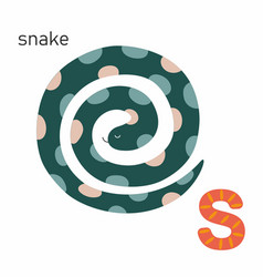 Cute english zoo alphabet with table for children Vector Image