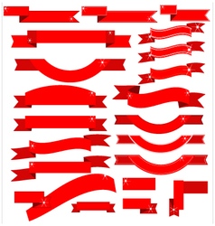 Big set of ribbons templates Royalty Free Vector Image