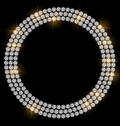 Abstract luxury black diamond background Vector Image