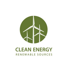 100 renewable energy label or sticker Royalty Free Vector