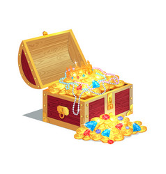 Treasures box Royalty Free Vector Image - VectorStock