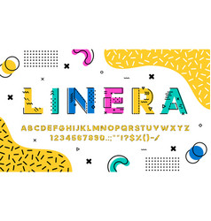 Devil font demon typeface alphabet satan letters Vector Image