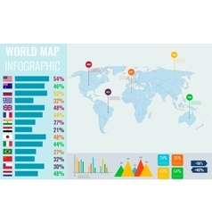 Countries of the world logo design template Vector Image