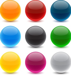 Colorful icon balls Royalty Free Vector Image - VectorStock