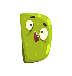 Monster alphabetical letters from a to h Vector Image