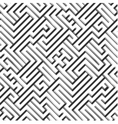 Grunge maze seamless pattern Royalty Free Vector Image