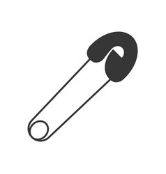 Safety pin out line Royalty Free Vector Image - VectorStock