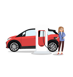 Red car Royalty Free Vector Image - VectorStock