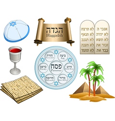 Pharaoh Sends Moses Away For Passover Royalty Free Vector
