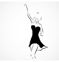 Legs of ballet dancer ballerina Royalty Free Vector Image