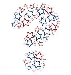 Abstract question mark colorful symbol Royalty Free Vector