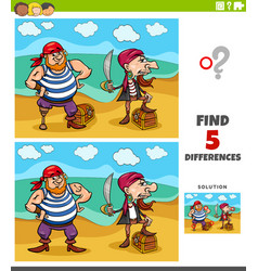Educational differences task Royalty Free Vector Image