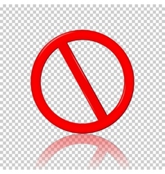 No play or football sign Royalty Free Vector Image