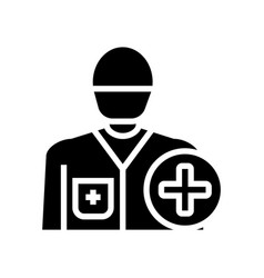 Human man user profile avatar glyph icon Vector Image