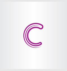 Business icon letter c logo design Royalty Free Vector Image