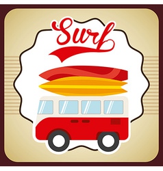 Surfing billboards Royalty Free Vector Image - VectorStock