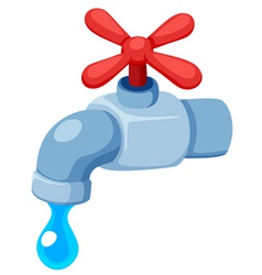 Cartoon tap Royalty Free Vector Image - VectorStock