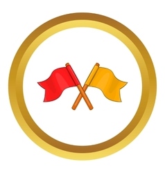 Two crossed swords Royalty Free Vector Image - VectorStock