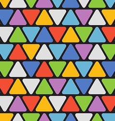 Rainbow triangle seamless pattern Royalty Free Vector Image