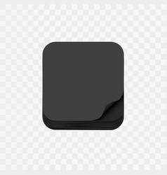 Paper app icon Royalty Free Vector Image - VectorStock