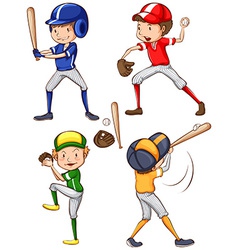Baseball crack Royalty Free Vector Image - VectorStock