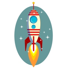 Realistic space elements set Royalty Free Vector Image