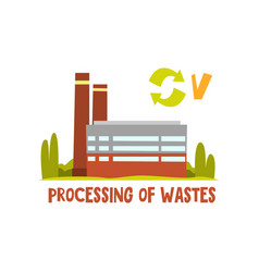 Waste sorting orange trash can with sorted Vector Image