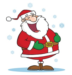 Cartoon santa Royalty Free Vector Image - VectorStock