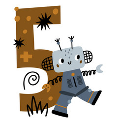 Robot Royalty Free Vector Image - VectorStock