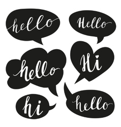 Speech bubble seamless pattern Royalty Free Vector Image