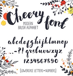 Hand drawn letters Royalty Free Vector Image - VectorStock