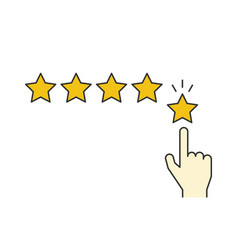 Happy star Royalty Free Vector Image - VectorStock