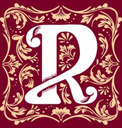 Vintage alphabet part 3 Royalty Free Vector Image