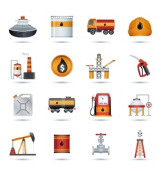 Big industry icon set Royalty Free Vector Image