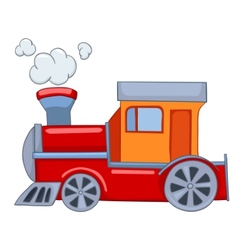 Cartoon locomotive Royalty Free Vector Image - VectorStock