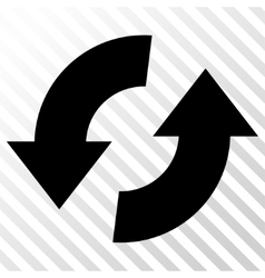 Counter blue and orange arrows exchange symbol Vector Image