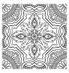Hand drawing decorative tile pattern italian Vector Image