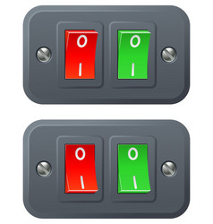 Icon on off switch Royalty Free Vector Image - VectorStock