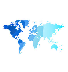 World map connection blue background Royalty Free Vector