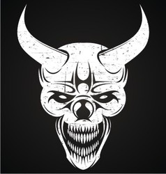 Red Devil Skulls Royalty Free Vector Image - VectorStock