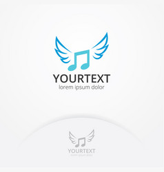 Dove logo icon abstract flying elegant Royalty Free Vector