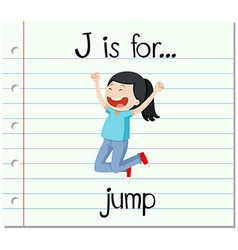 Flashcard letter u is for unicorn Royalty Free Vector Image